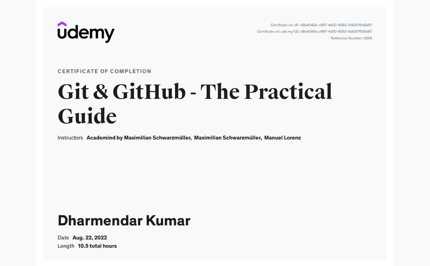 Portfolio - Dharmendar Kumar